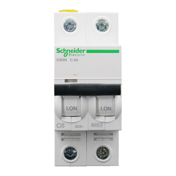 【施耐德电气A9F18206-C6A】施耐德电气 空气开关 IC65N 2P C6A A9F18206 微型断路器【行情 报价 价格 评测】-京东