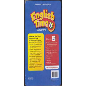 English Time level1 教师大卡片 picture cards