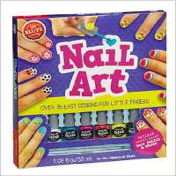 英文原版 Nail Art: Easy Designs for Little Fin