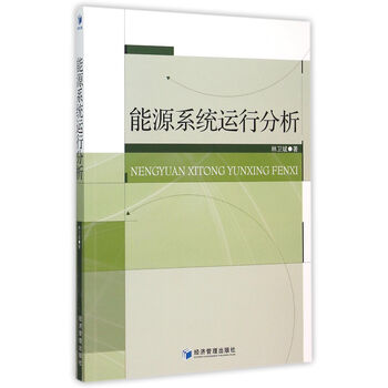 能源系统运行分析