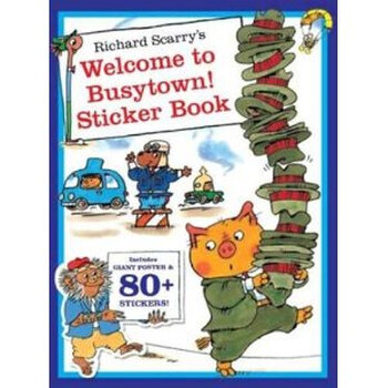 Welcome to busy town sticker & poster