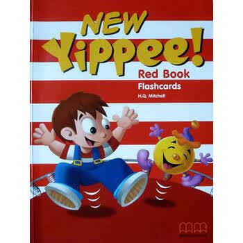 正版原装进口幼儿早教亲子英语教材NEW Yippee教师图文卡-单词册