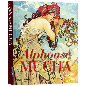 现货Alphonse Mucha 阿尔丰斯 穆夏 捷克斯洛伐克画家 穆夏风格穆夏画集 绘画作品集