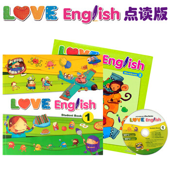 台湾原版进口love english 幼儿英语 3-6岁宝宝启蒙教材 1级（小班上册）