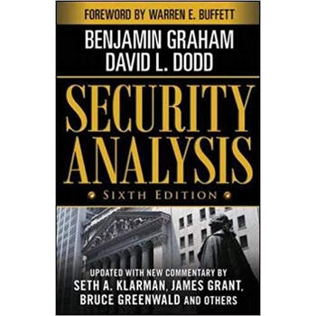 Security Analysis  证券分析 英文原版