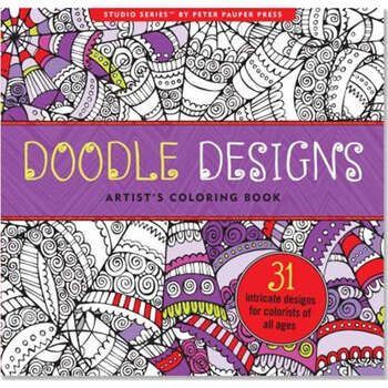 Doodle Designs Artist's Coloring Book (3