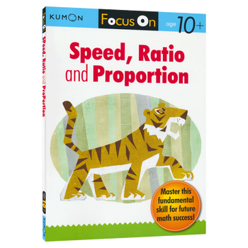 小学数学训练练习册 Kumon Focus On Math Workbooks公文式教育英文数学教辅 速度和比率 10岁+