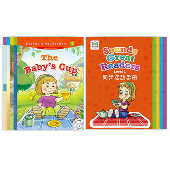 sounds great readers 原版进口英语自然拼读Phonics教材配套自然拼读故事（套装共10册）