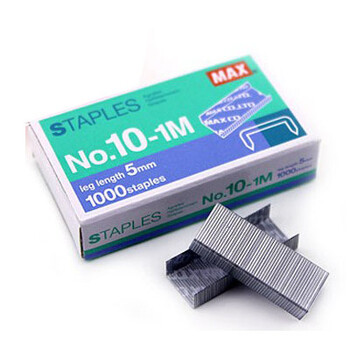 MAX美克司NO.10-1M 1000钉/盒 小号订书针