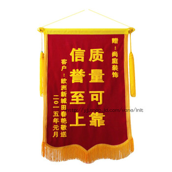 锦旗定做 定制作送医院医生学校幼儿园老师月嫂物业律师锦旗创意搞笑生日派对锦旗订做包邮 90*150cm金丝花边发泡字