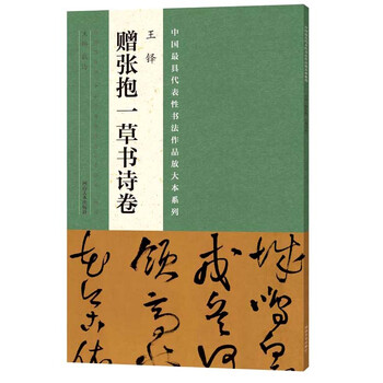 中国最具代表性书法作品放大本系列 王铎 赠张抱一草书诗卷