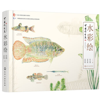 中国原生鱼水彩绘