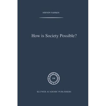 How is Society Possible? : Intersubjectivity...