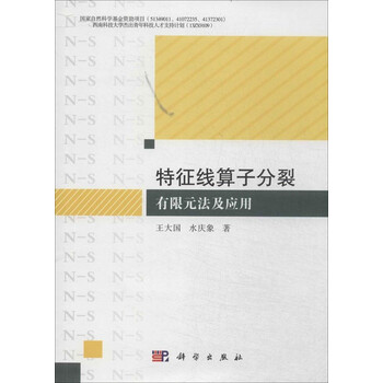 [按需印刷] 特征线算子分裂有限元法及应用