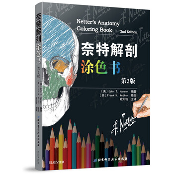 奈特解剖涂色书 医学 书籍