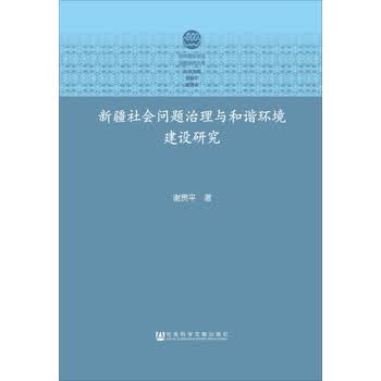 新疆社会问题治理与和谐环境建设研究