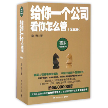 给你一个公司看你怎么管（套装共3册）