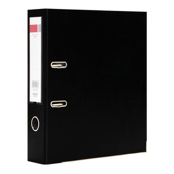 得力（deli） A4文件夹带孔 文件袋资料夹快劳夹 两孔活页夹资料袋 办公用品 背宽75mm 5481 黑色【图片 价格 品牌 报价】-京东