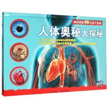 超级炫酷3D立体大百科 人体奥秘大探秘 我们的身体 科普趣味翻翻书 儿童立体玩具游戏书 十万个为什么