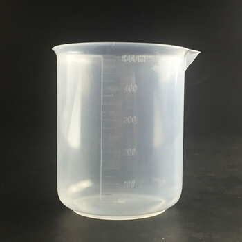 塑料烧杯 量用塑料杯 透明容器 教学仪器 实验用器材 500mL