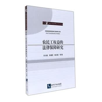 正版 农民工权益的法律保障研究 9787513018401
