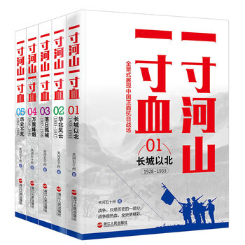 正 一寸河山一寸血.全套5册 正面战场全历史 正版全集 正面战争 关河五十州