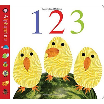 Alphaprints 123  Board Book