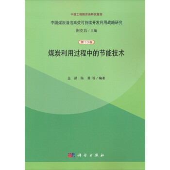 煤炭利用过程中的节能技术（第10卷）