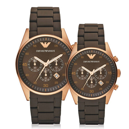 阿玛尼(Armani)手表 情侣手表简约时尚商务女士款情侣手表一对 AR5890+AR5891【图片 价格 品牌 报价】-京东