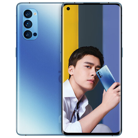 OPPO Reno4 Pro手机 新品智能5Goppo手机opporeno4pro【晒单返20】 晶钻蓝（12G+256G）【图片 价格 品牌 ...
