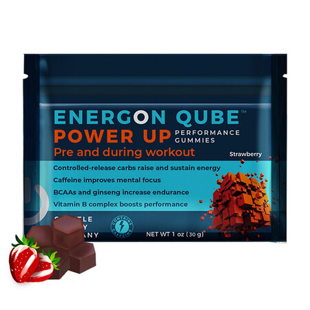 【Performance Gummies草莓】Performance Gummies佳喜 运动健身能量软糖14g/袋 魔卡草莓味 美国进口 ...