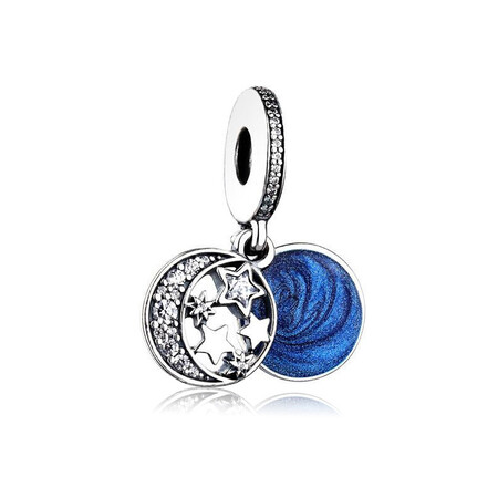 【潘多拉串珠】PANDORA 潘多拉 Night sky Pendant夜空吊坠791993CZ 蓝色 情人节礼物送女友【行情 报价 价格 ...