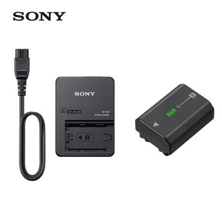 【索尼FZ100电池】索尼（SONY）NP-FZ100+BC-QZ1套装 索尼微单相机 充电电池套装（适配A7RM4/A9M2/A7M3 ...