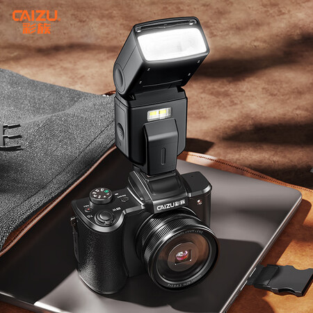 彩族（CAIZU）5K入门级微单相机长焦伸缩6400万像素数码相机街拍双摄学生单反旅游摄影vlog可传手机生日礼物 【黑色标配+闪光灯】 【店长力荐】256G内存卡【图片 价格 品牌 报价】-京东