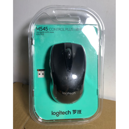 罗技（Logitech）M546/M545/m525/m515/m600无线激光鼠标光电 笔记本台式电脑 M545盒装黑色(未拆封) 官方标配 ...