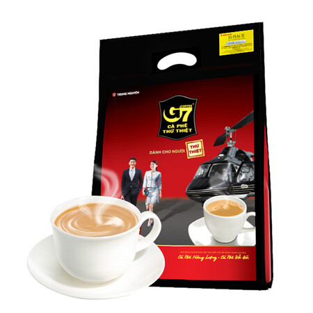 【G7 COFFEE三合一速溶咖啡15g*50】越南进口 中原G7 速溶咖啡 香浓三合一 800g 【临期至：2022.03 】 【行情 报价 ...