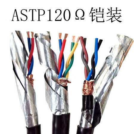 XMSJASTP120铠装双绞屏蔽线RVSP22-4芯1 1.5光伏电缆485通讯线 ZR-RVSP22-4X1平方【图片 价格 品牌 报价】-京东