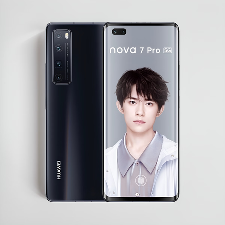 HUAWEI华为 Nova 7 Pro 全网通5G手机 nova7 鸿蒙系统 7SE手机 亮黑色 中国大陆版 nova7 SE（直面屏）8+128G【图片 价格 品牌 报价】-京东