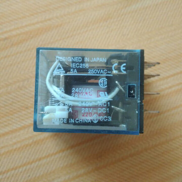 欧姆龙IEC255 250VAC 5A 中间继电器 24V 220V MY4NJ MY2NJ MY2N-J 小8脚-AC110V【图片 价格 ...