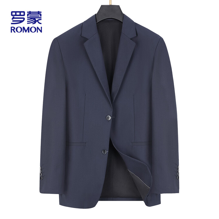 【罗蒙西服男】罗蒙（ROMON）西服男商务西装休闲男士单西外套正装职业装上衣XZ101 藏青 XL 【行情 报价 价格 评测】-京东