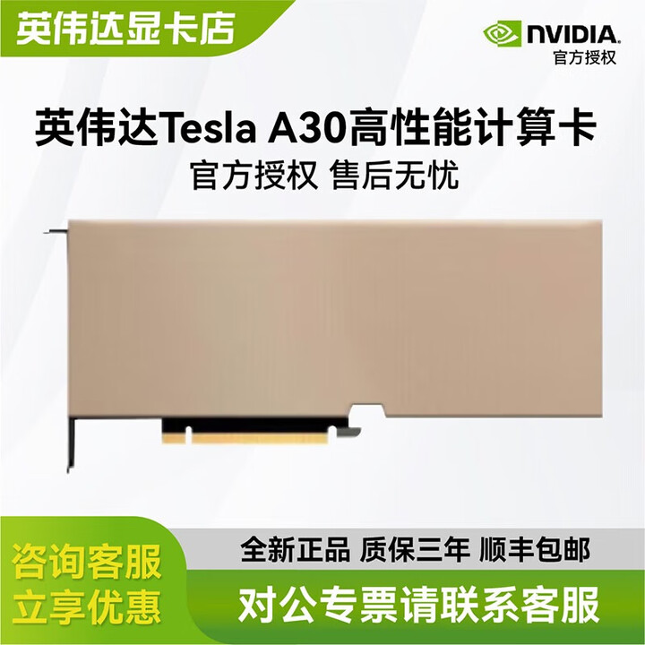 英伟达（NVIDIA）Tesla A40 L40 A100 A800 80G 显卡 人工智能 大模型推理GPU Tesla A30 24G ...