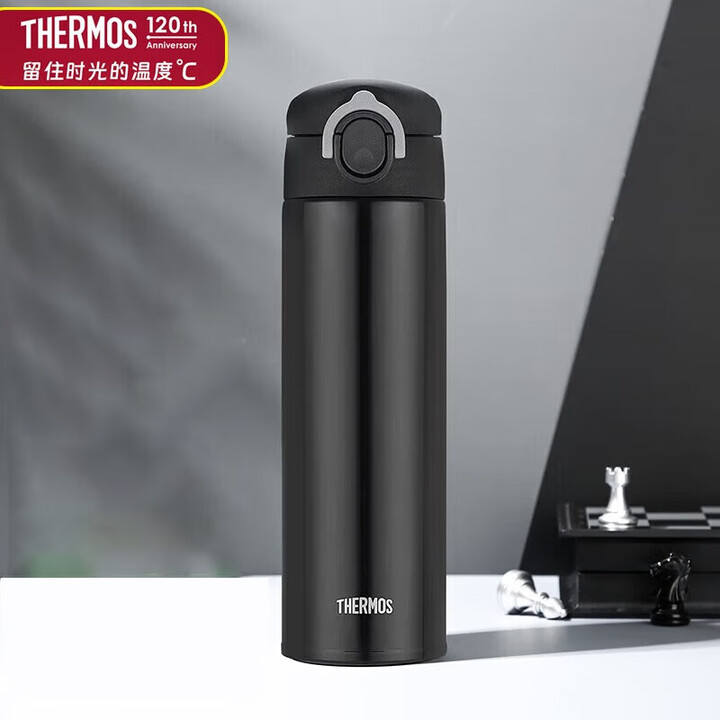 【膳魔师（THERMOS）膳魔师】膳魔师保温杯500ml男女士车载不锈钢系列保温保冷杯TCOK-500 黑色BK【行情 报价 价格 评测】-京东