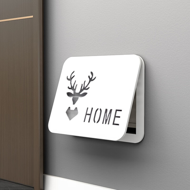 立始电表箱装饰画多媒体弱电箱遮挡客厅挂画电闸配电箱网线盒简约壁画 北欧鹿极简款 44*33-覆盖长39高29厚1.7cm【图片 价格 品牌 ...