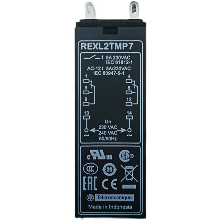 施耐德电气时间继电器REXL2TMBD REXL2TMP7 延时 REXL4TMBD REXL4TMP7 REXL2TMP7(不含座)【图片 ...
