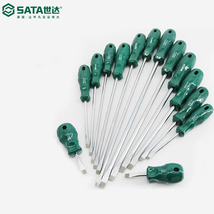 【世达62202】世达 SATA 62202A系列一字形螺丝批3.2x75MM【行情 报价 价格 评测】-京东
