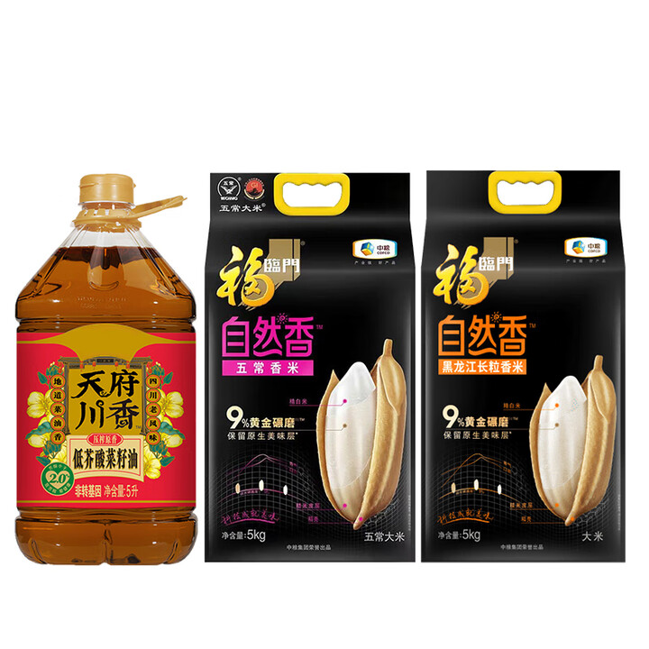 【福临门B3】福临门粮油套装长粒香米（B3）【行情 报价 价格 评测】-京东