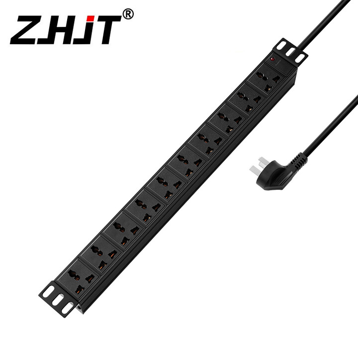 【ZHJTZG1010】ZHJT PDU电源 ZG1010 机房机柜电源插座 10A输入10A输出 10位10A多用孔【行情 报价 价格 评测】-京东