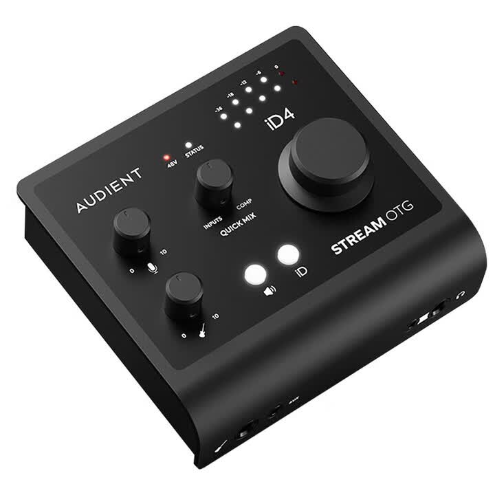 audient奥顿特id4 OTG 声卡二代 专业外置音频接口录音混音电脑声卡 ID4 Stream OTG声卡(升级款)【图片 价格 品牌 ...