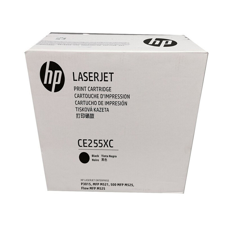 【惠普CE255XC】惠普（HP）原装CE255XC黑色硒鼓适用P3015d/P3015dn/M521dw/M521dn/M525dn打印机粉 ...
