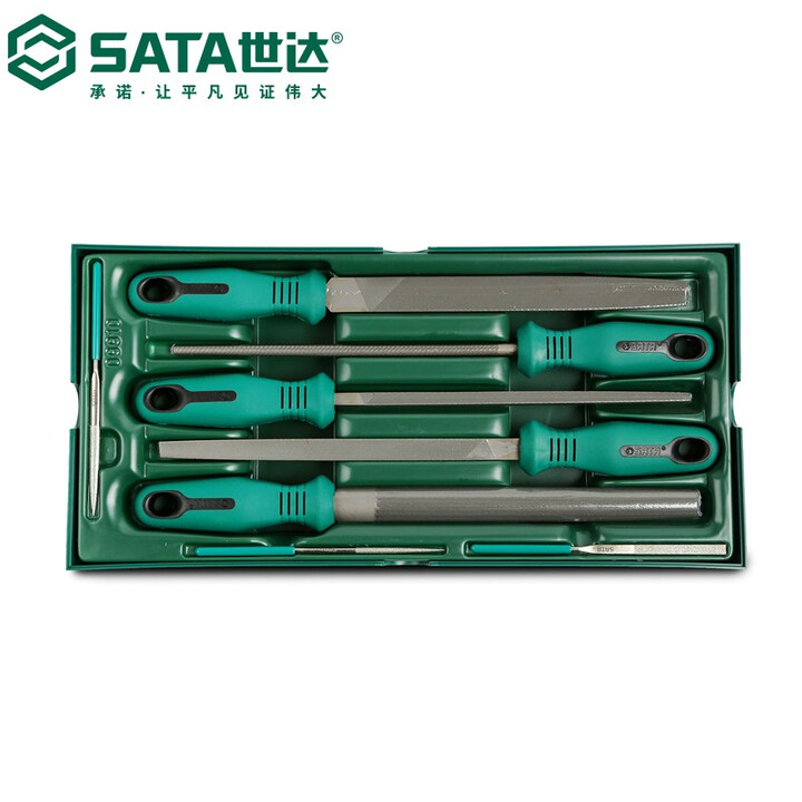 【世达09901】世达（SATA）工具托组套-8件锉刀手动工具套装家庭维修工具组套09910现货【行情 报价 价格 评测】-京东